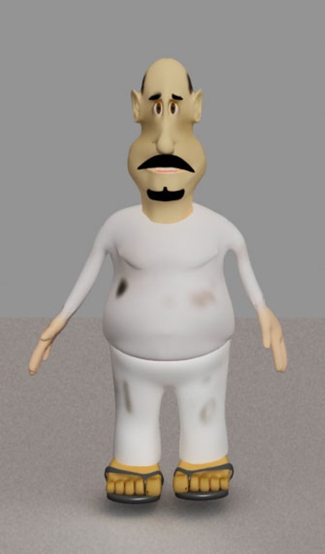 Arabian Khaliji Man Animation Max