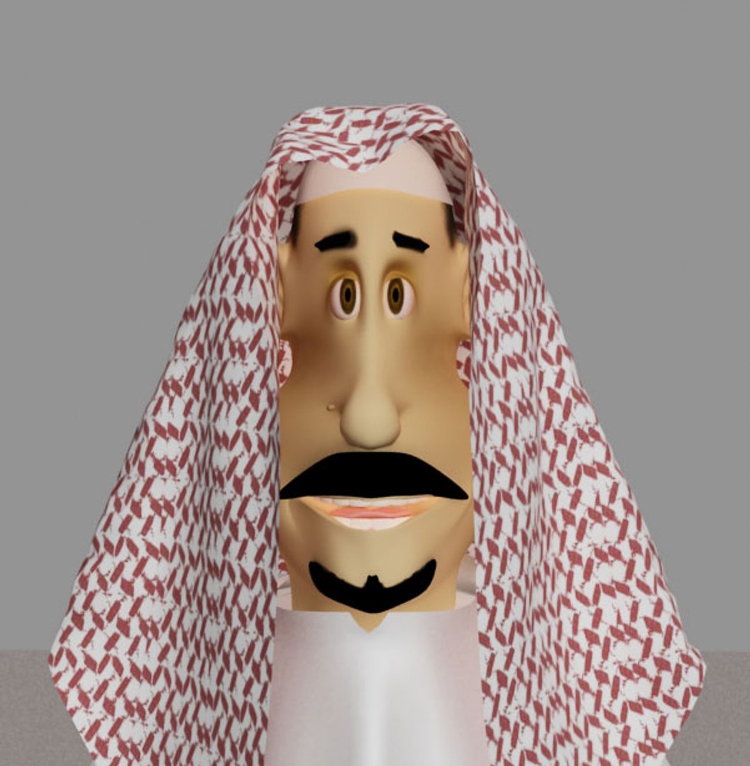 Arabian Khaliji Man Animation Max