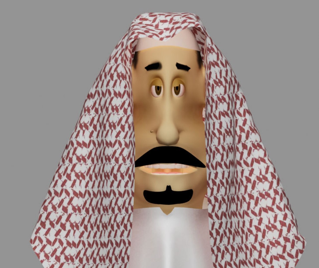 Arabian Khaliji Man Animation Max