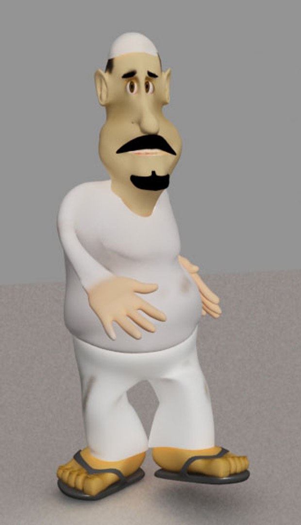 Arabian Khaliji Man Animation Max