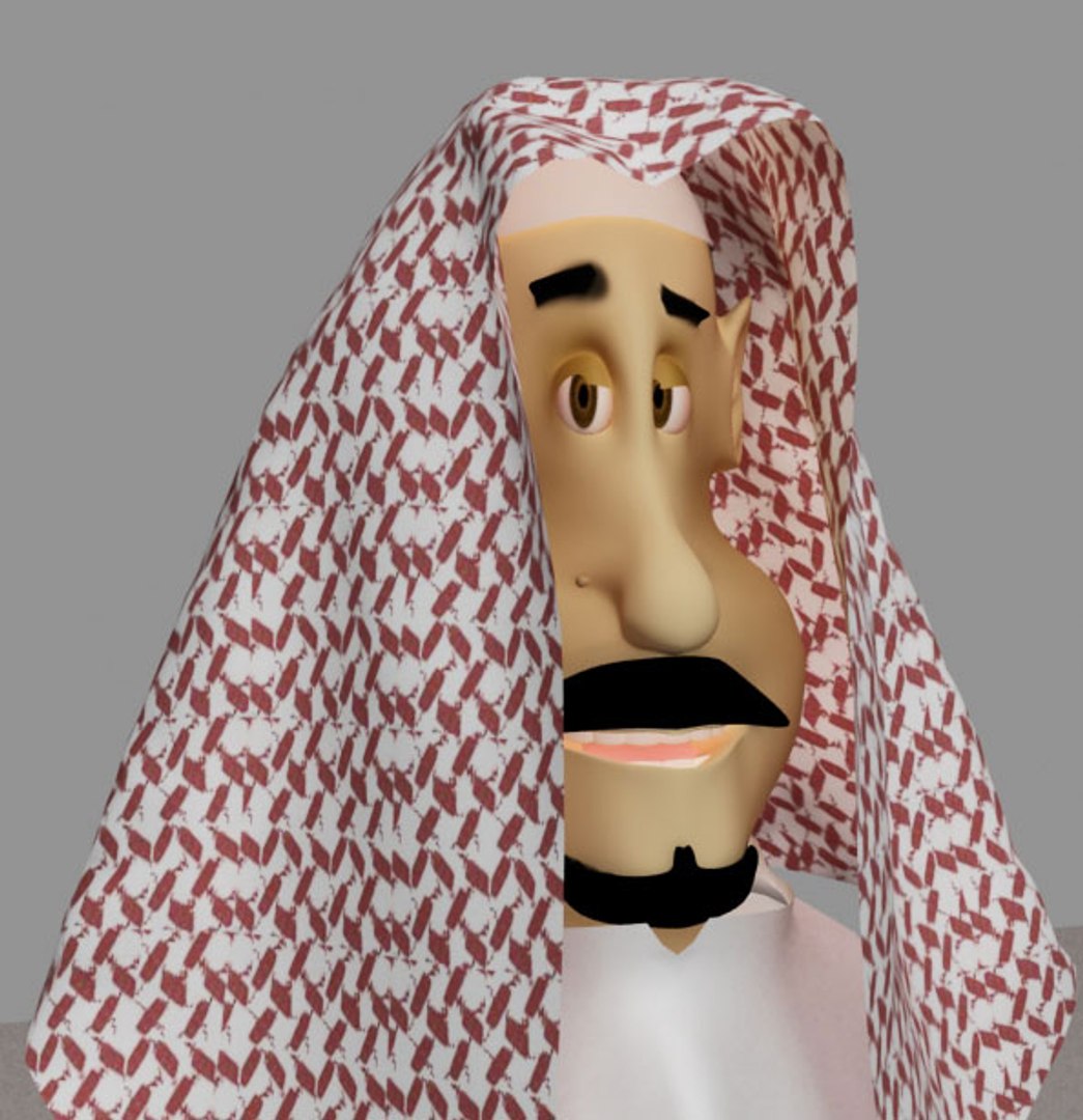 Arabian Khaliji Man Animation Max