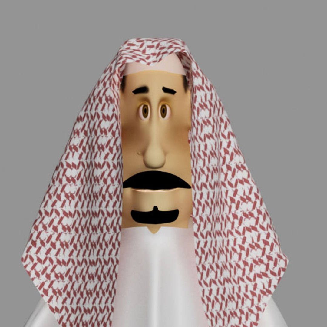 Arabian Khaliji Man Animation Max