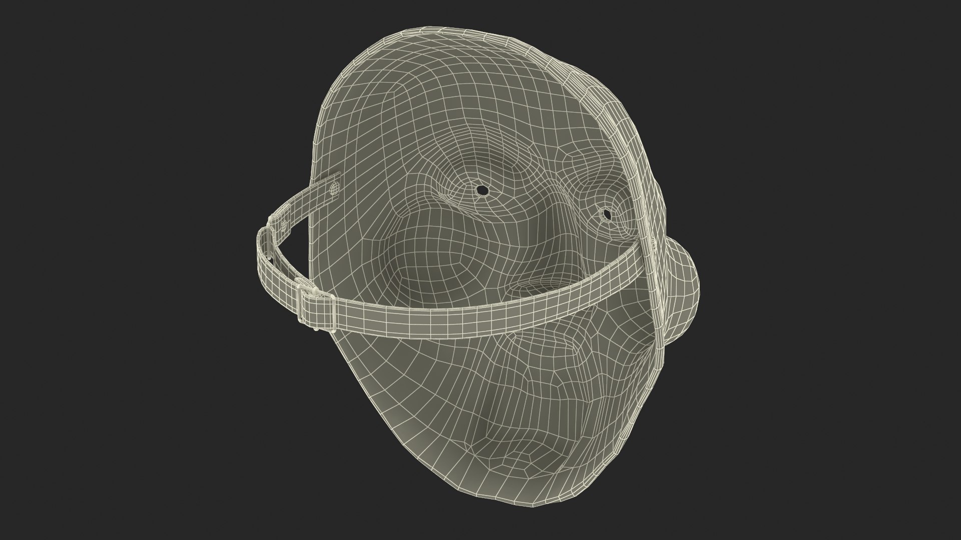 3D Billy Puppet Vacuform Mask Dressed On Head - TurboSquid 2005961