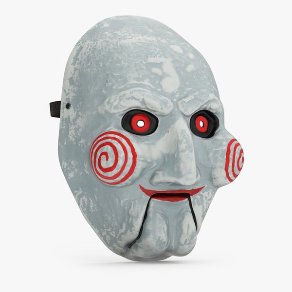 3D Billy Puppet Vacuform Mask Dressed on Head - TurboSquid 2005961