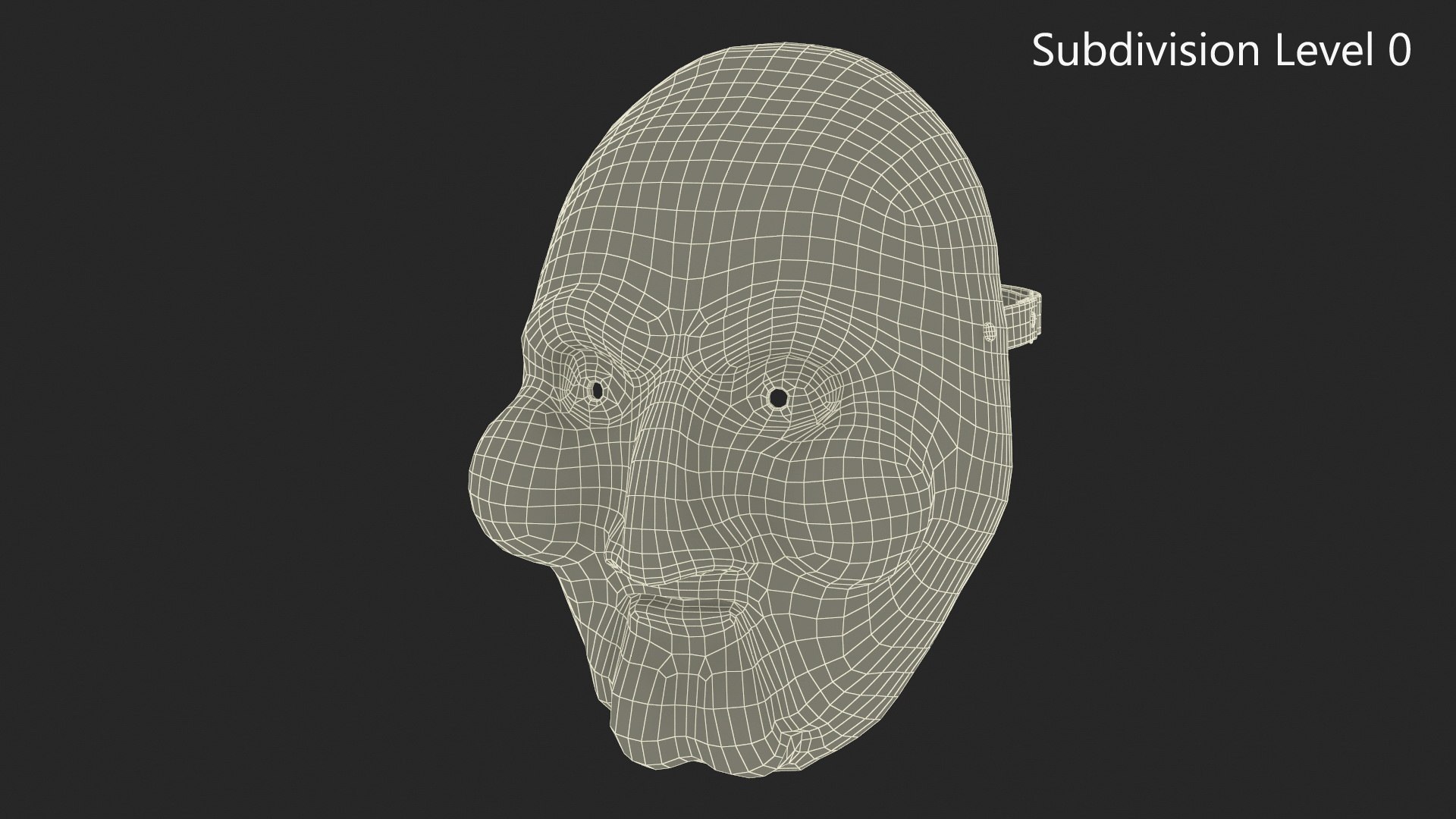 3D Billy Puppet Vacuform Mask Dressed On Head - TurboSquid 2005961
