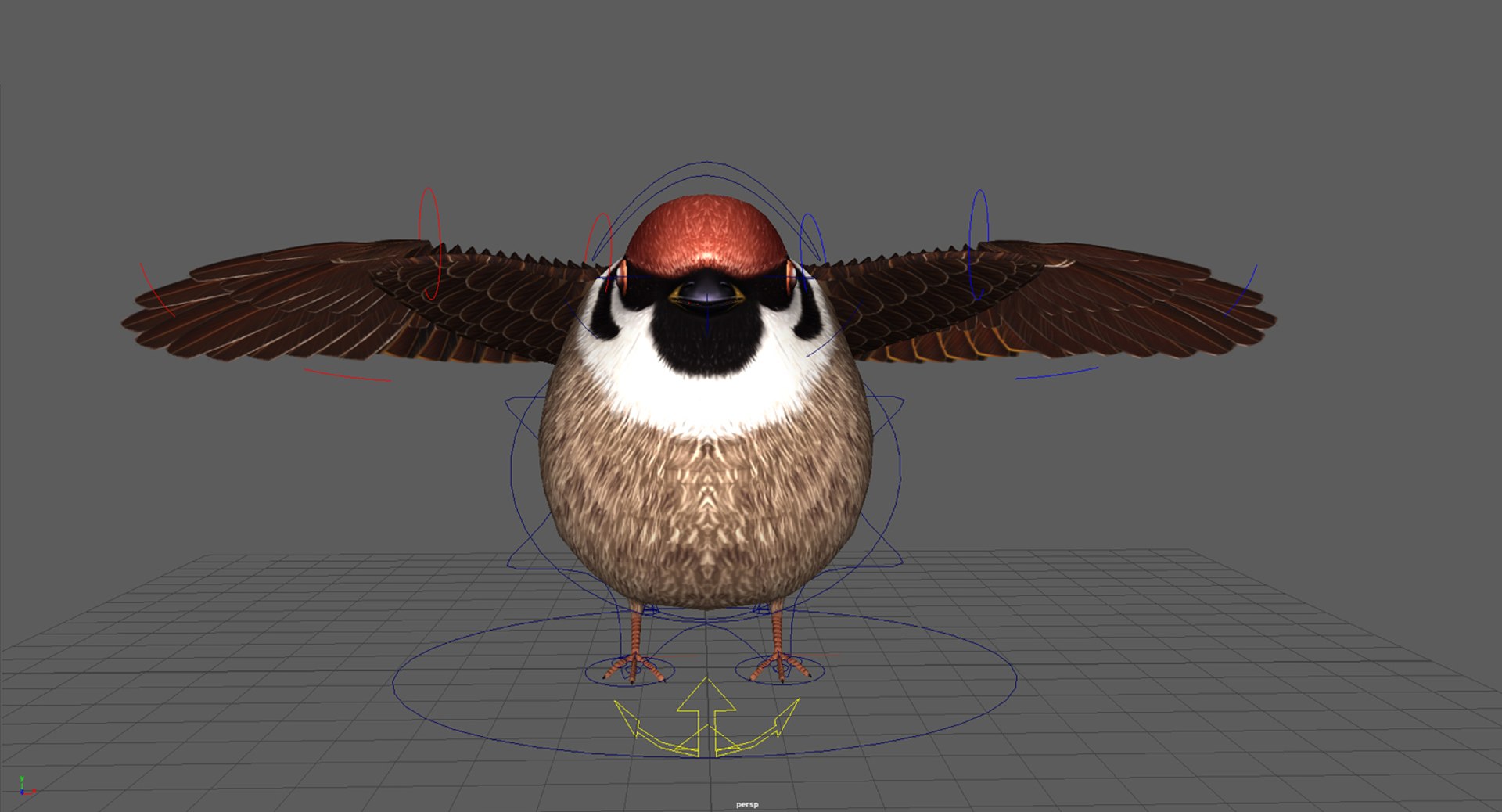 3D Sparrow Bird Nature Model - TurboSquid 1597663
