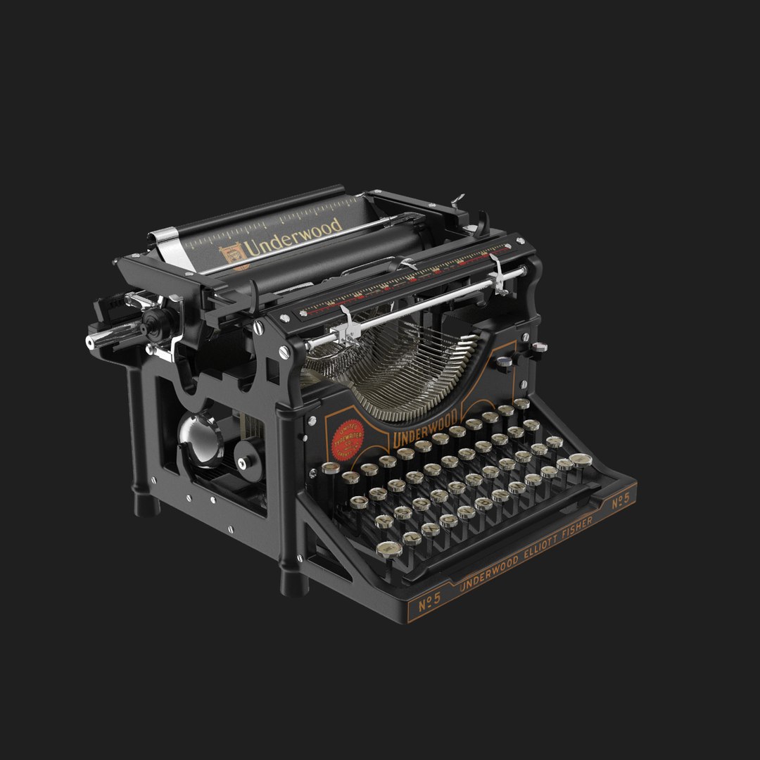 Max Retro Underwood Typewriter
