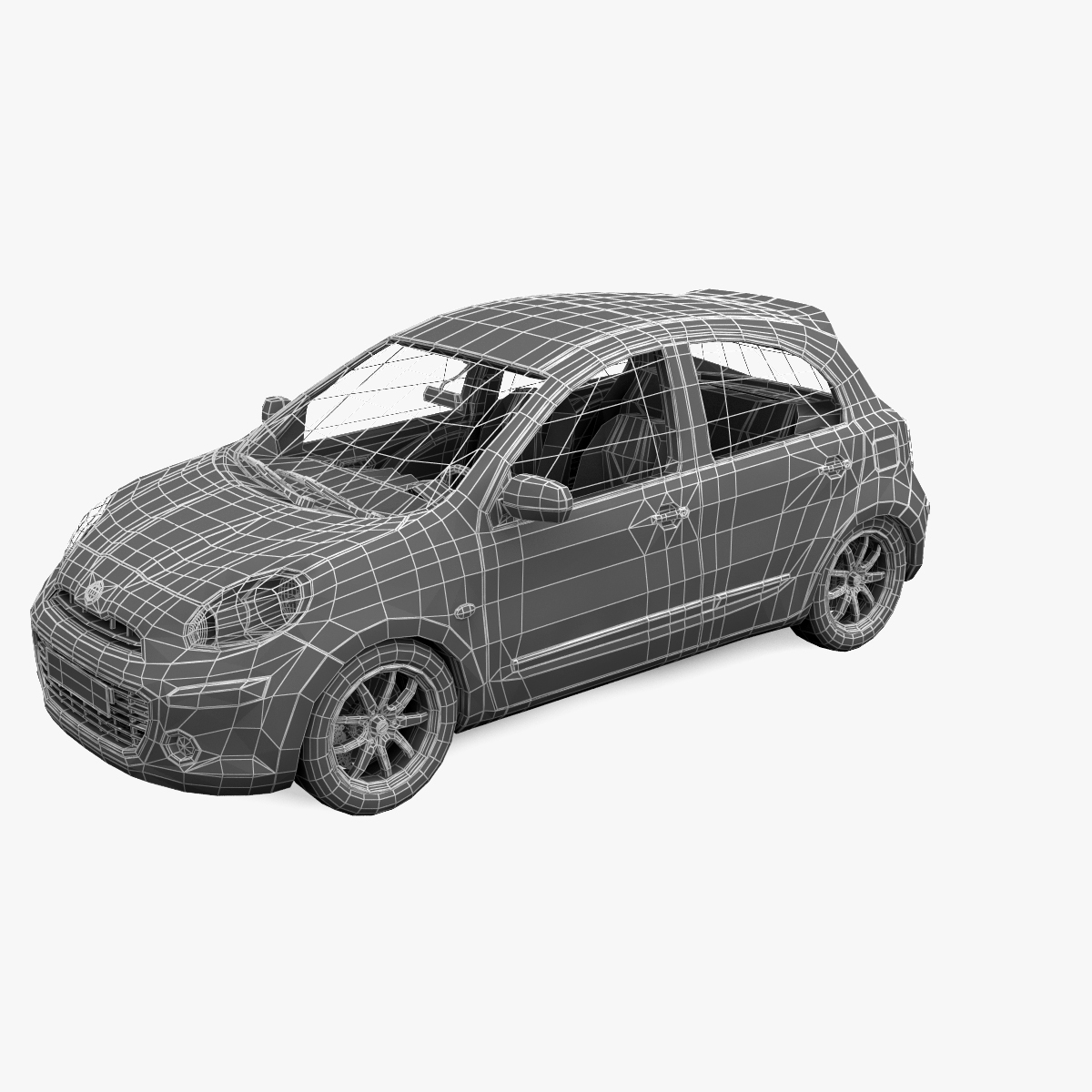 3d nissan micra 2011 model