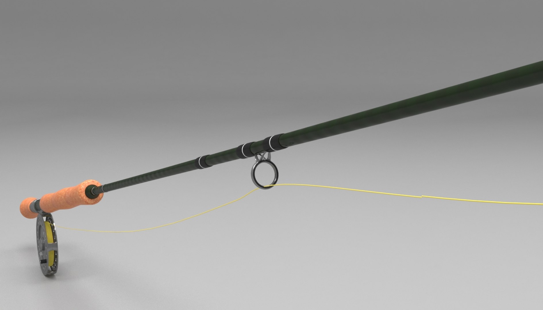 Fishing Fly Rod 3D Model - TurboSquid 1310439