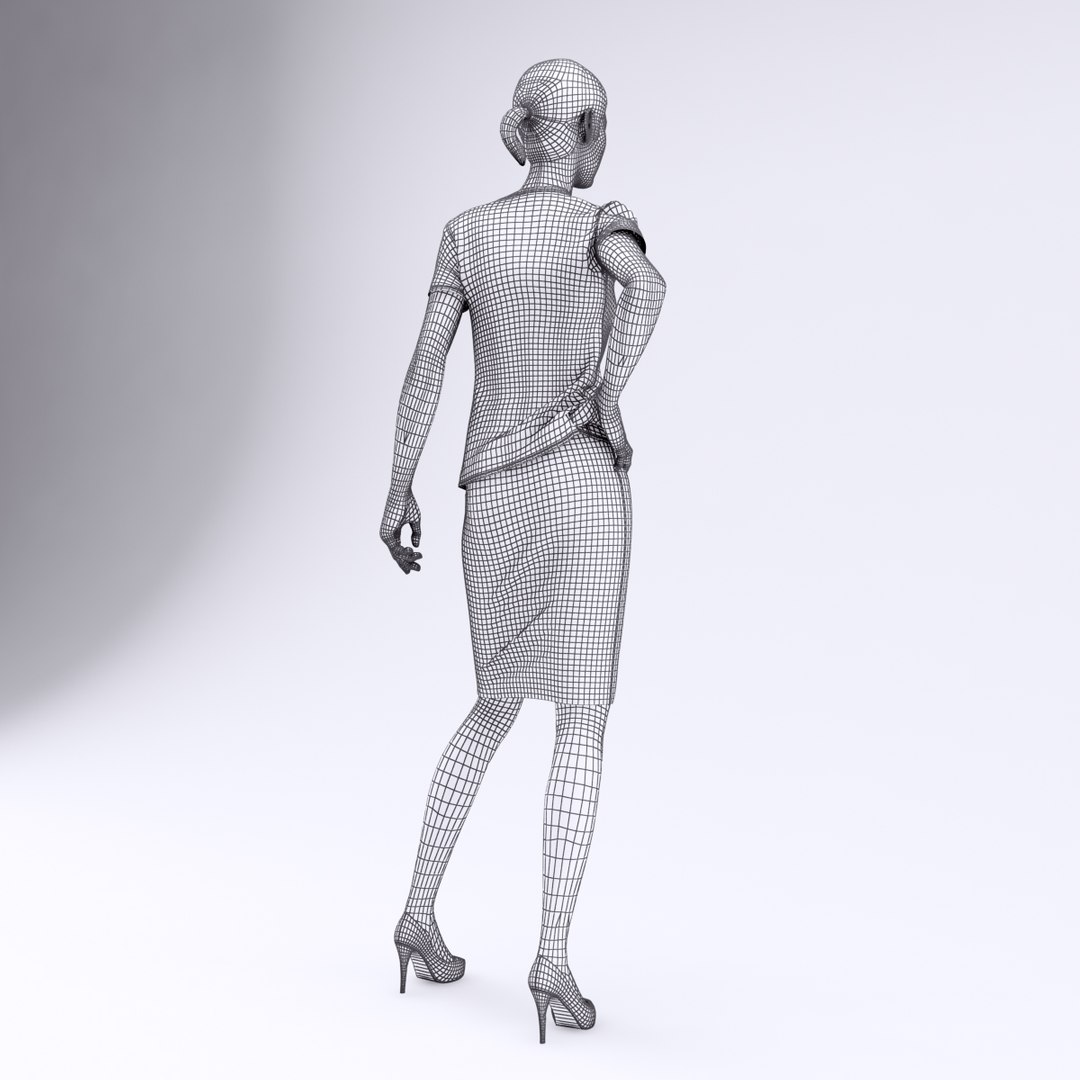 3d Model Showroom Mannequin 023