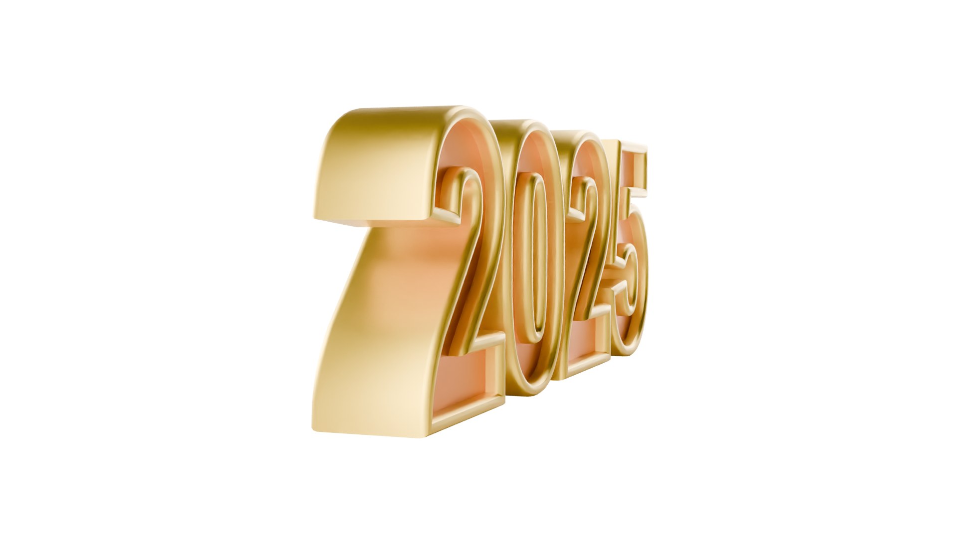 3D 3D Year 2025 Numbers Design 3D Model - TurboSquid 2384409