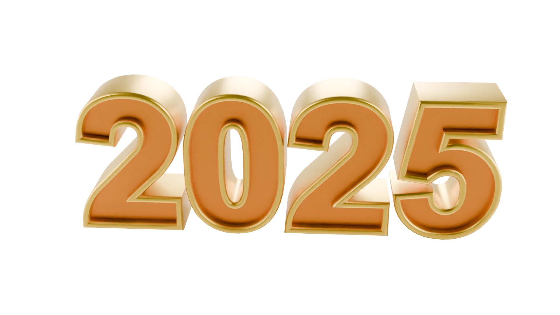 3D 3D Year 2025 Numbers Design 3D Model - TurboSquid 2384409