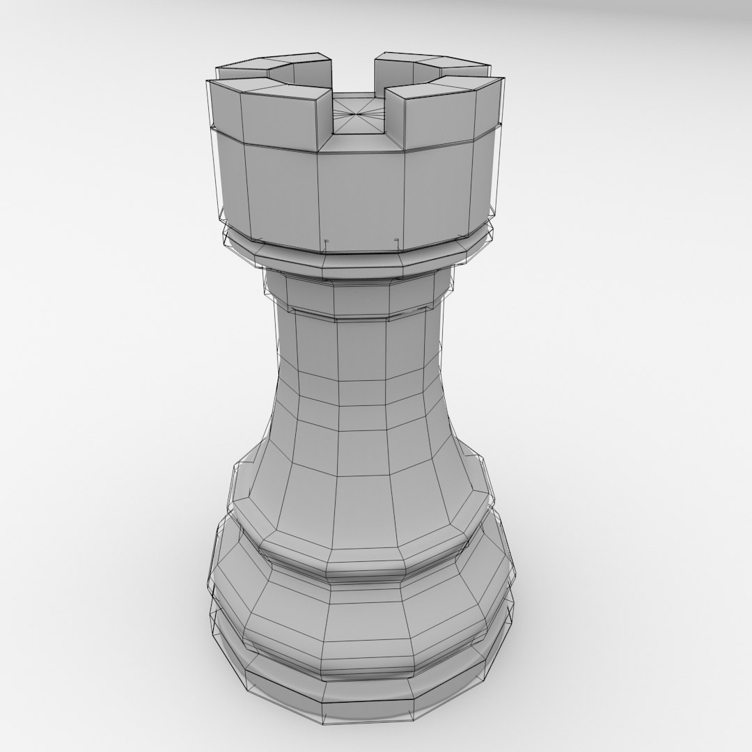 3d rook model