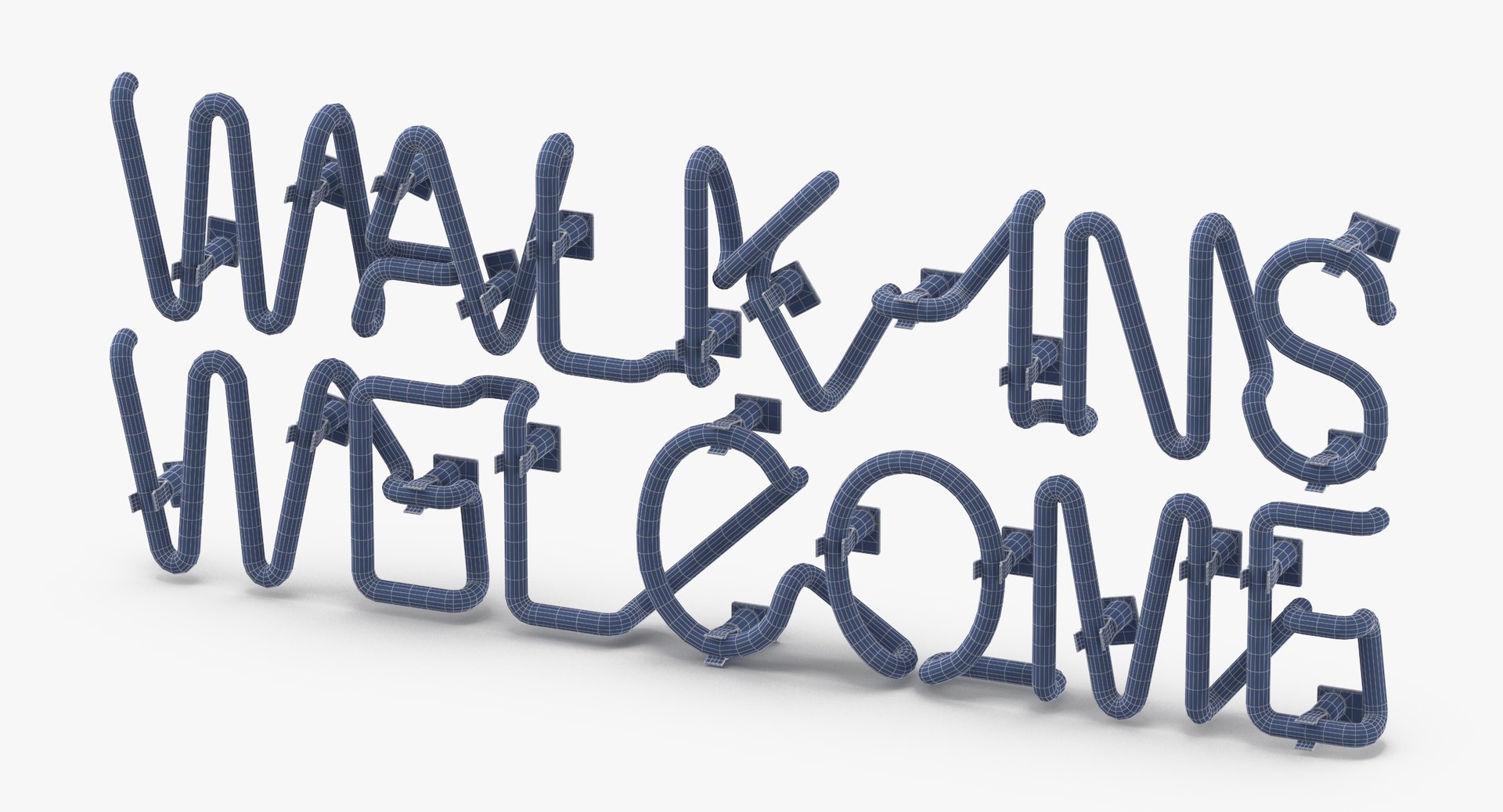 Welcome Sign 02 3D Model - TurboSquid 1228591