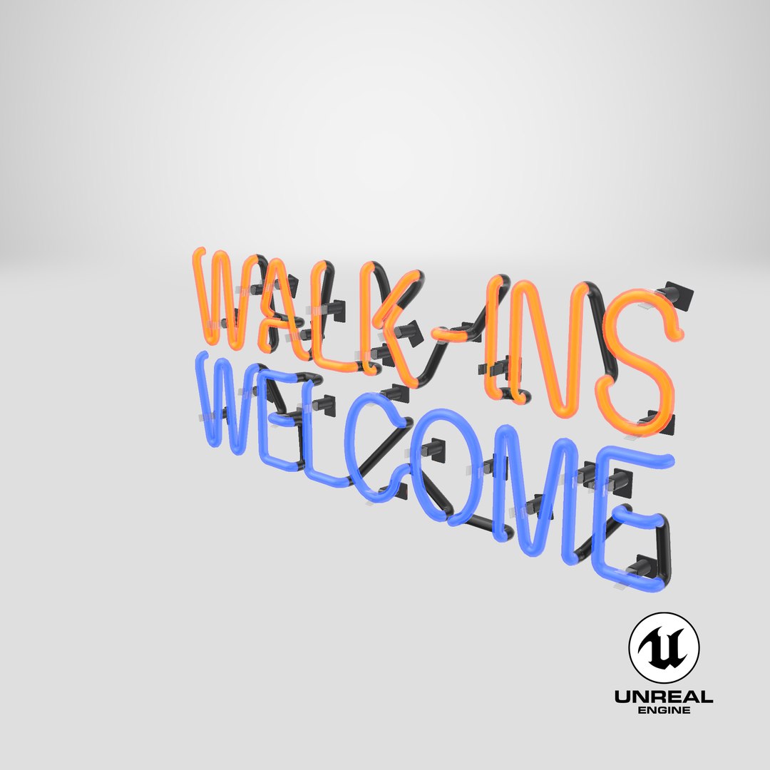Welcome Sign 02 3D Model - TurboSquid 1228591