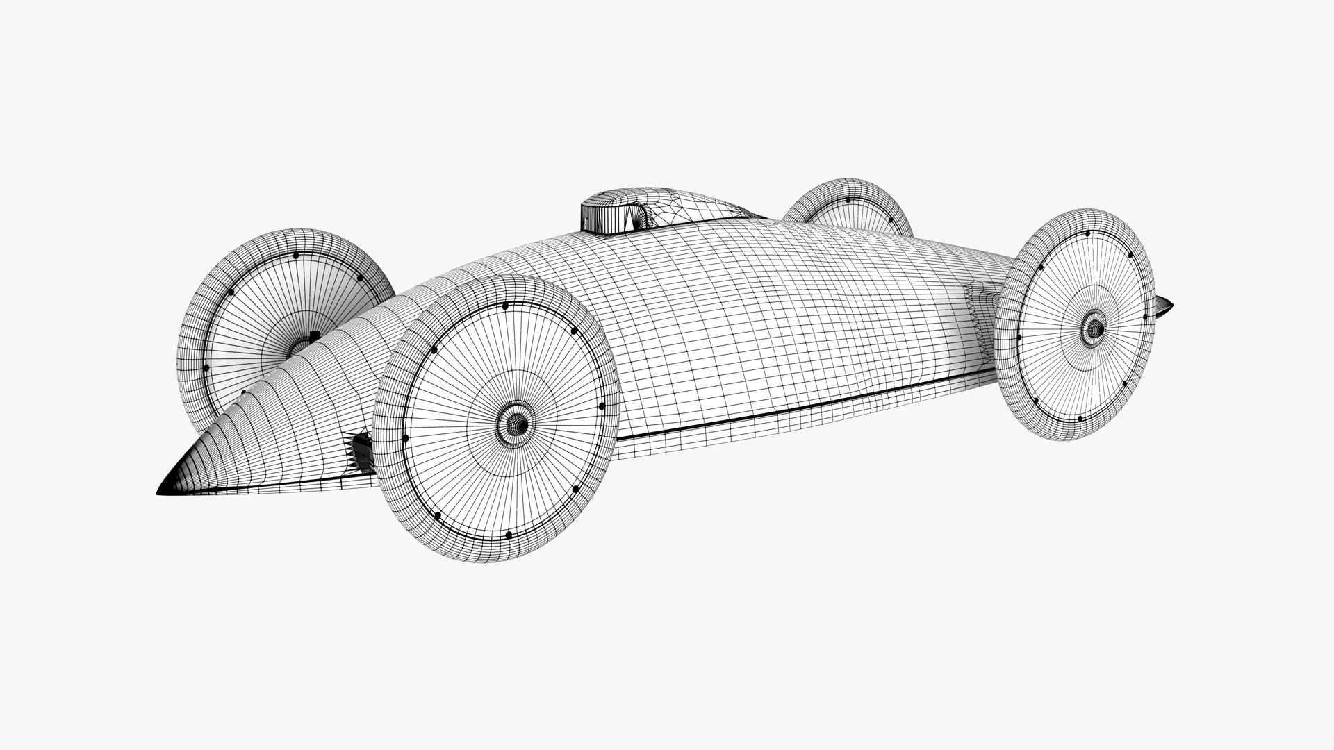 C4d Record Car 1902 Stl