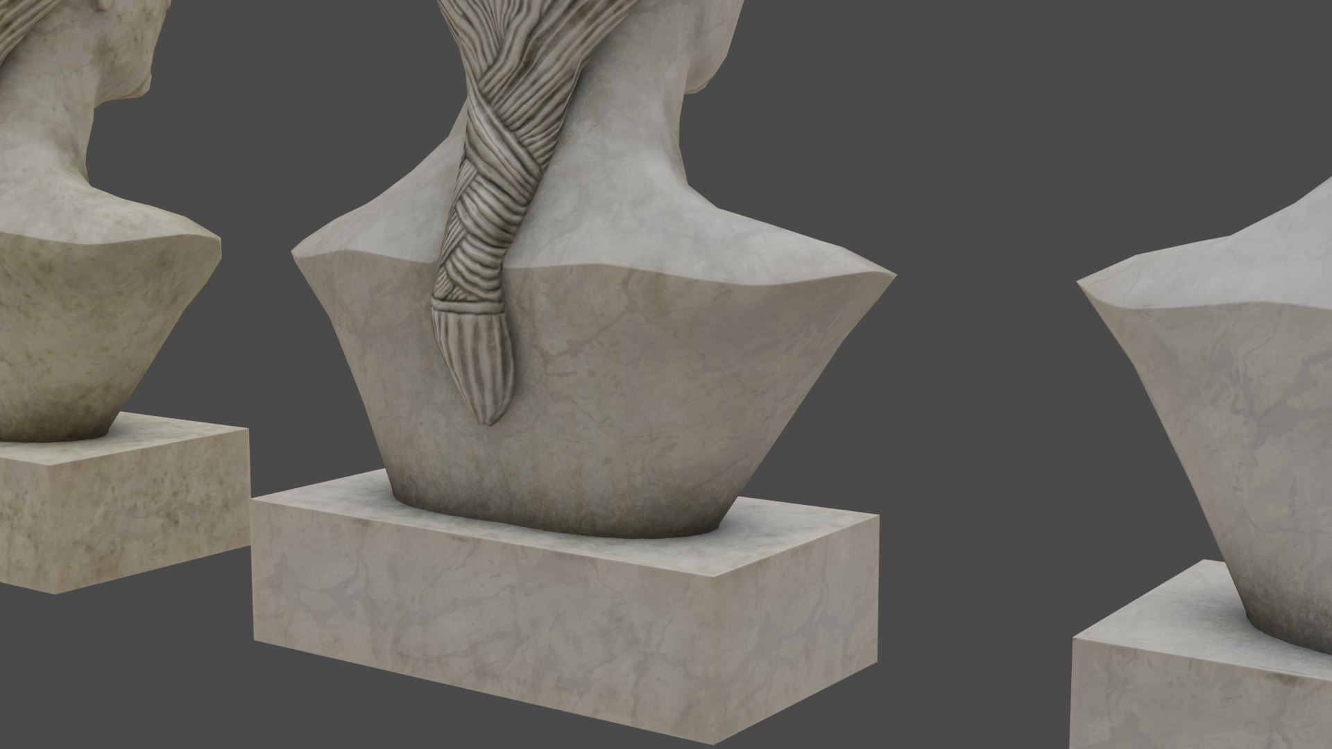 Pallid Bust Pallas Pbr 3D - TurboSquid 1582291