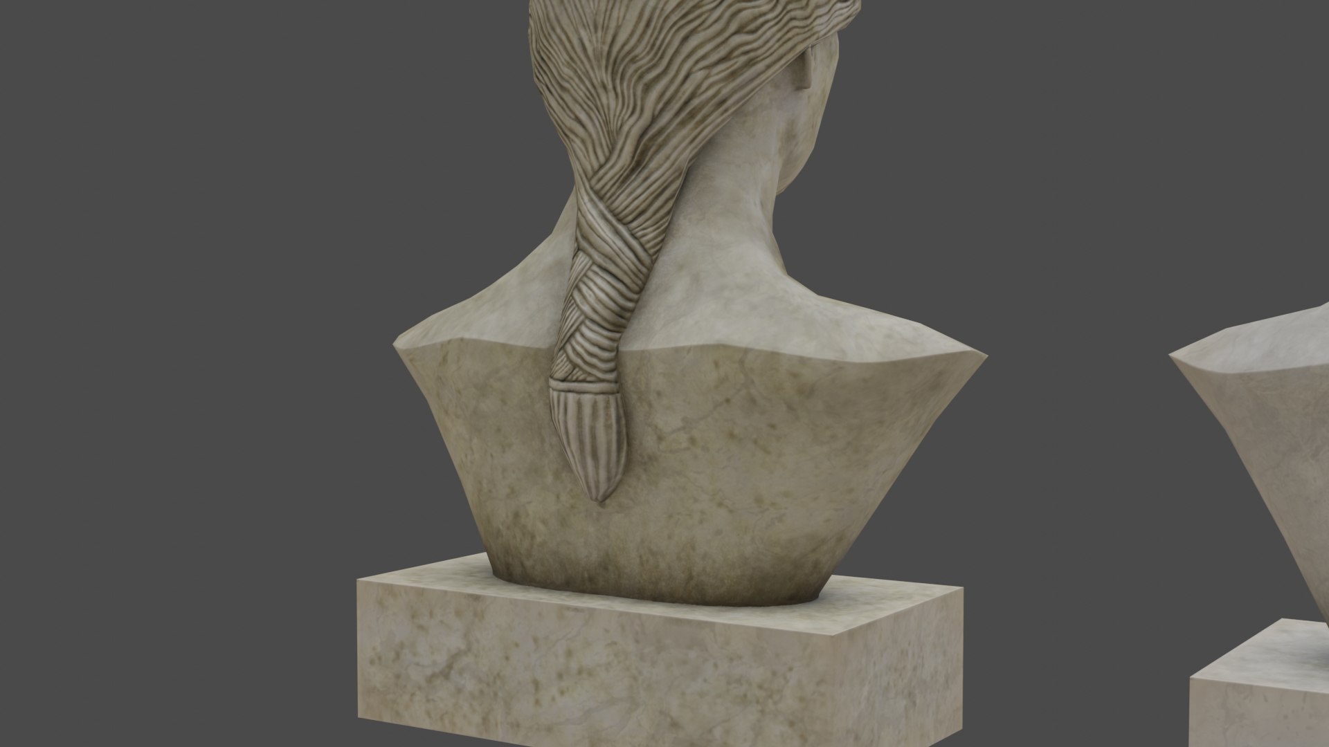 Pallid Bust Pallas Pbr 3D - TurboSquid 1582291