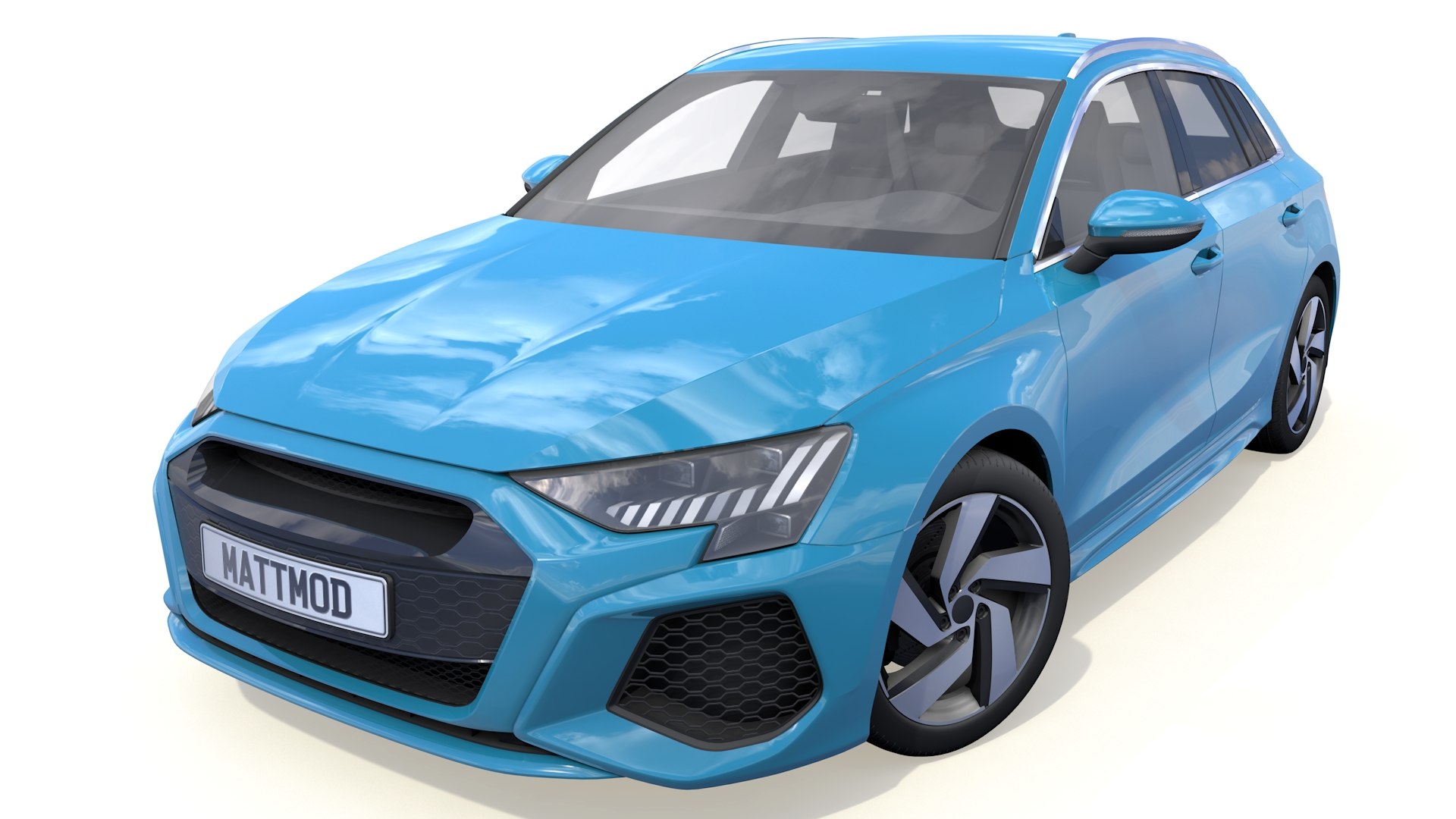 3D Generic Euro Hatchback - 2 - TurboSquid 2196575