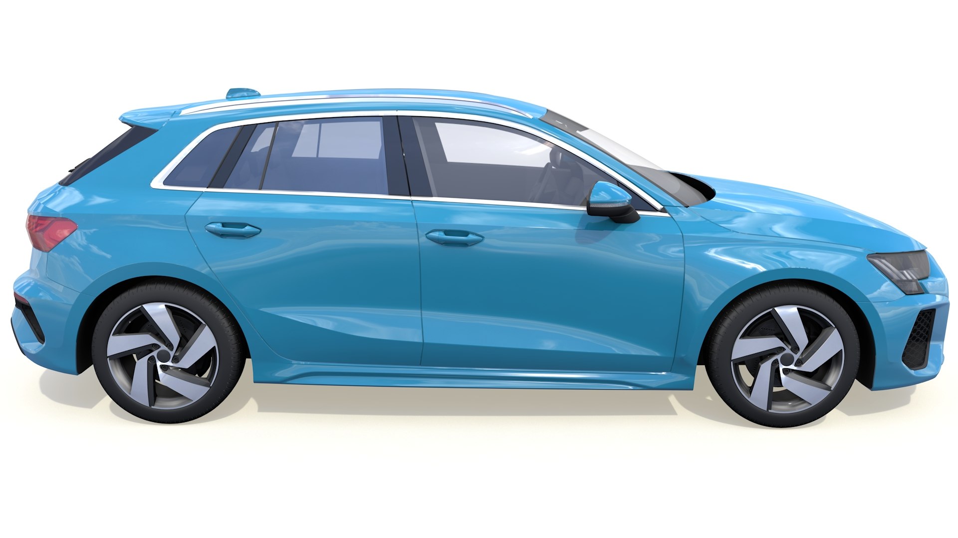 3D Generic Euro Hatchback - 2 - TurboSquid 2196575