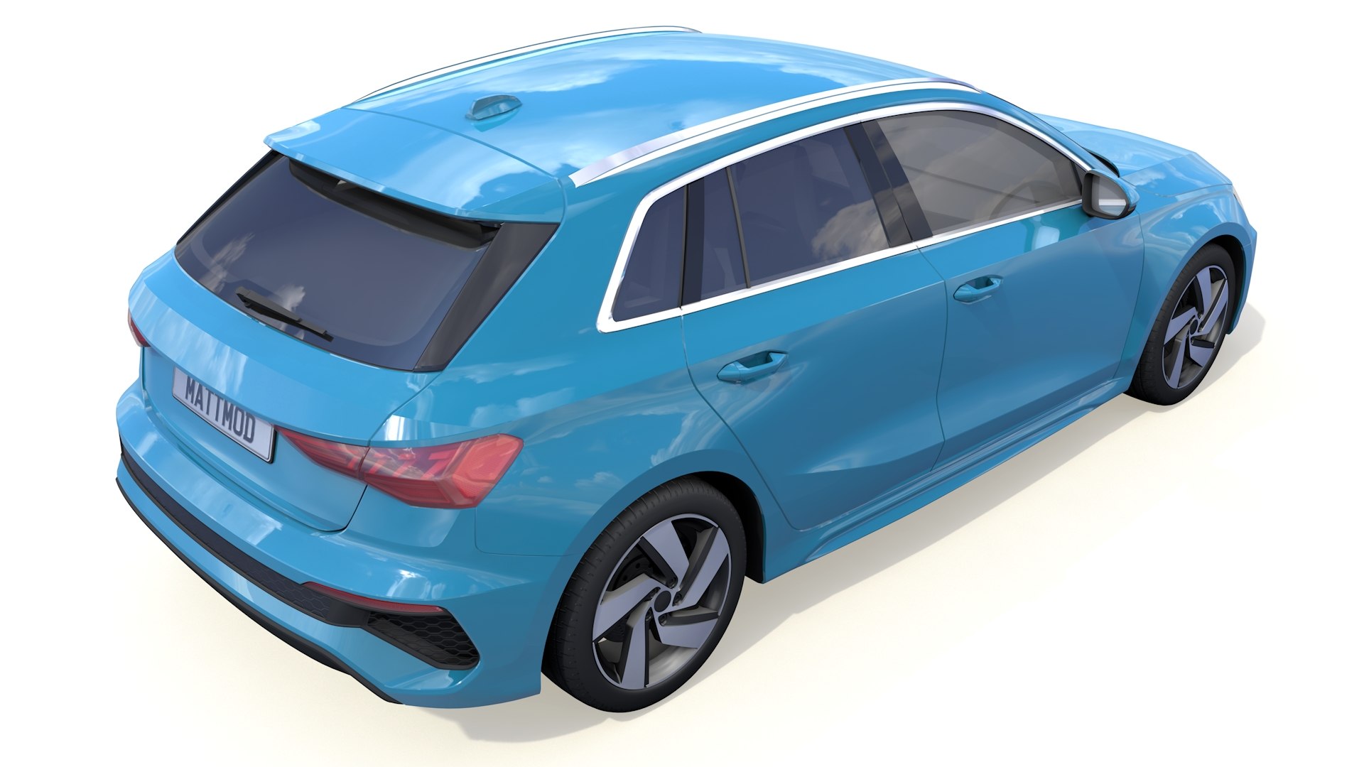 3D Generic Euro Hatchback - 2 - TurboSquid 2196575