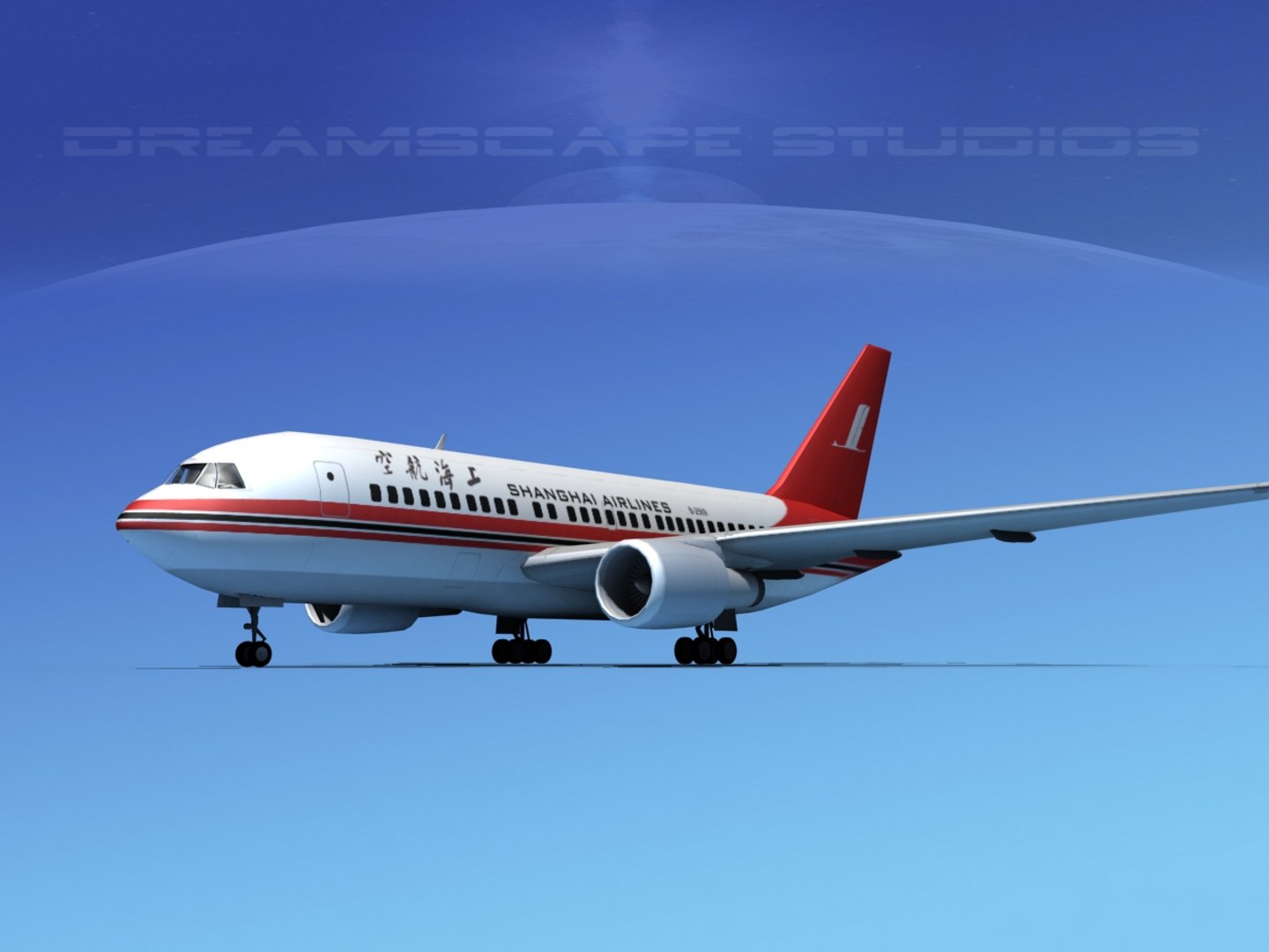 Airline Boeing 767 767-200er 3D Model - TurboSquid 1304374