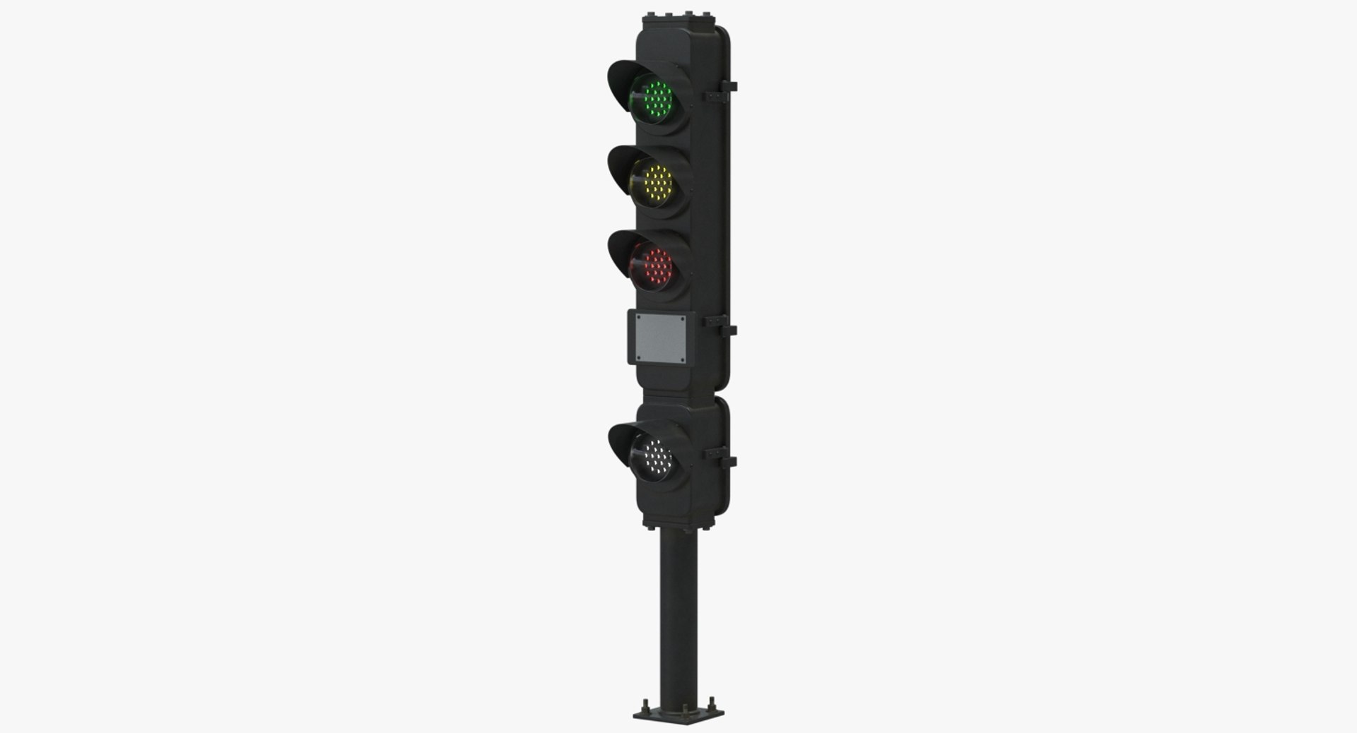3D Subway Signal Light - TurboSquid 1187340