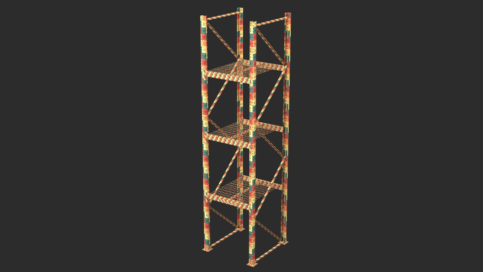 3D Model Warehouse Shelf - TurboSquid 2088943