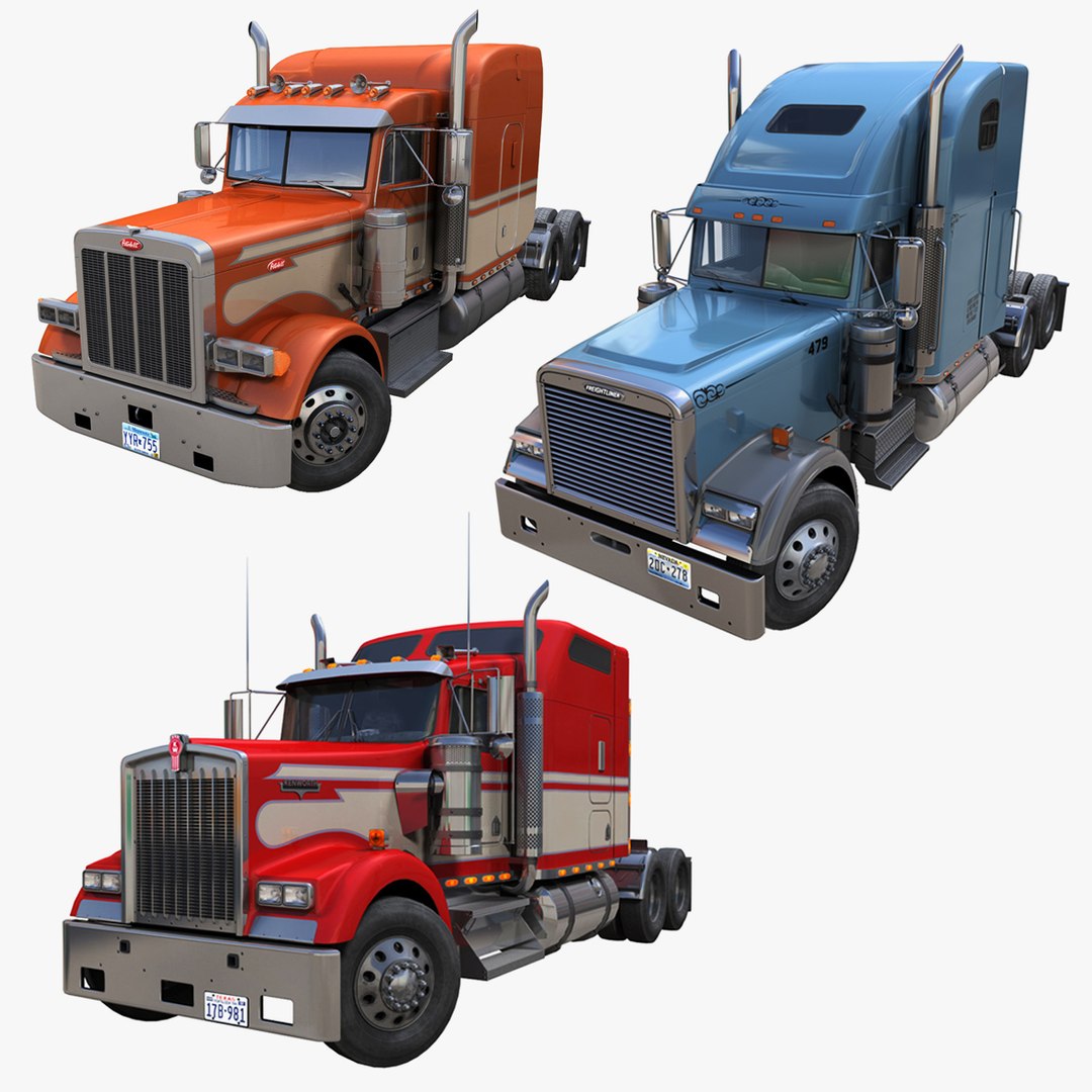 American Classic Trucks 3D Model - TurboSquid 2044279