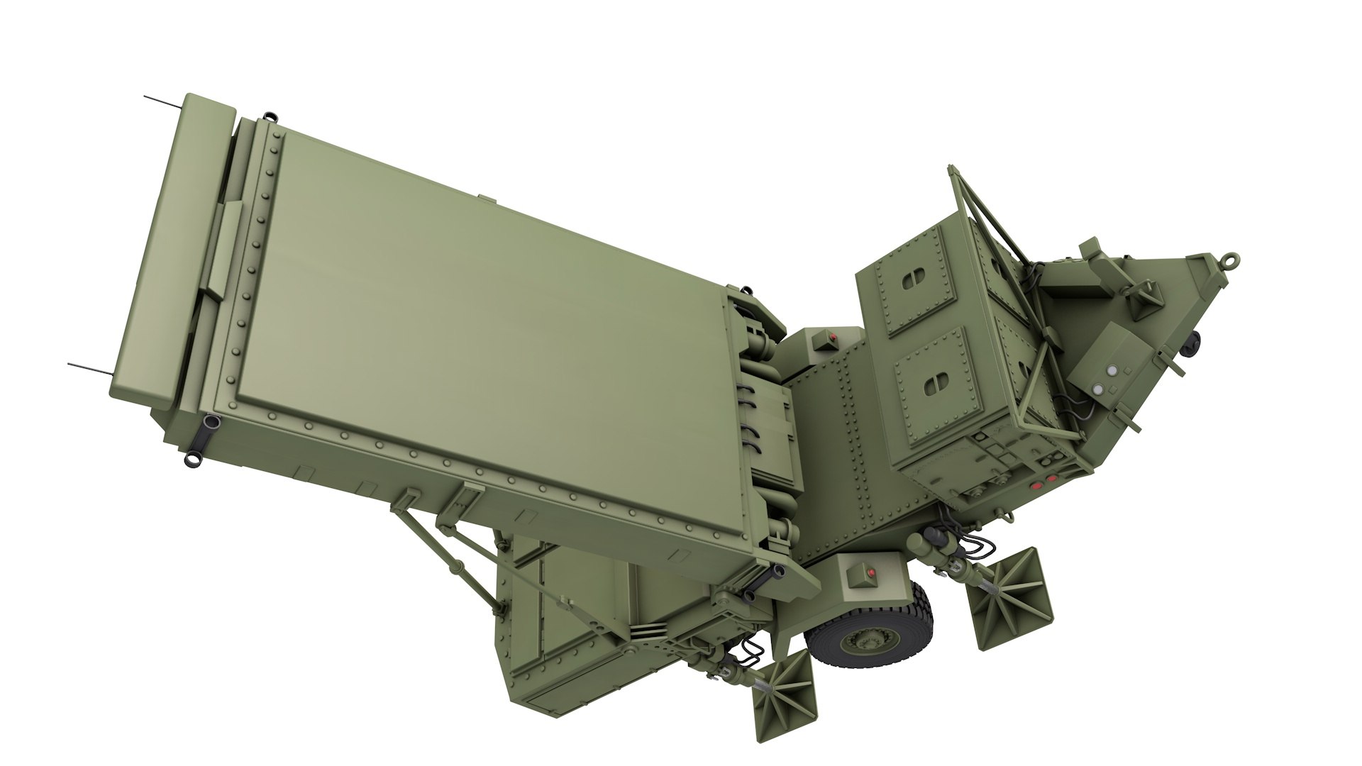 AN TPS-80 Ground Air Task Oriented Radar 3D - TurboSquid 2426197
