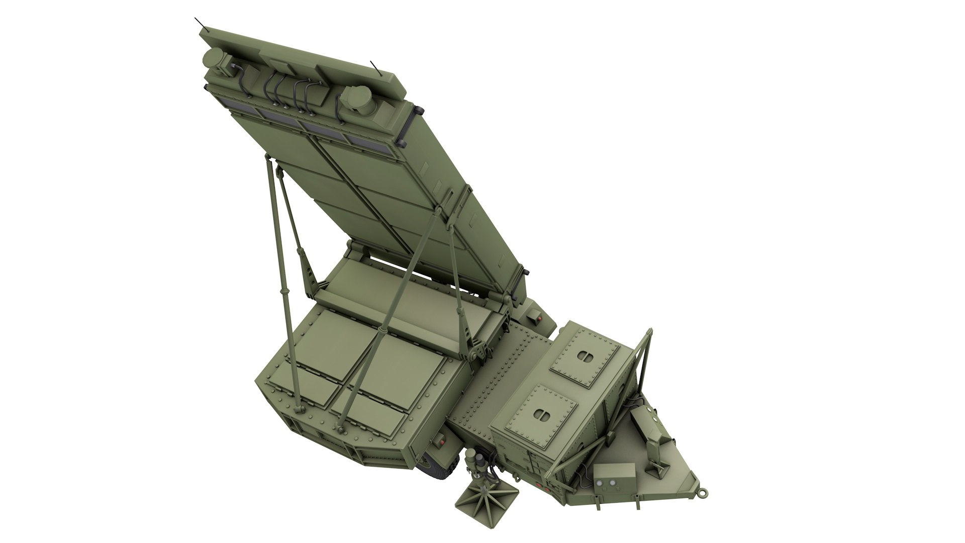AN TPS-80 Ground Air Task Oriented Radar 3D - TurboSquid 2426197