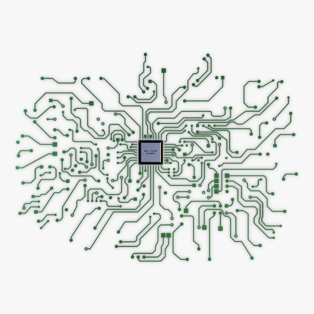 3D Model Electronic Circuit V 5 - TurboSquid 1353752