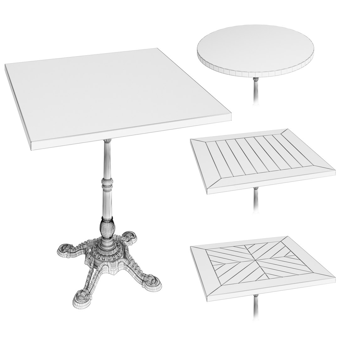 3D Table Leg - TurboSquid 1647786