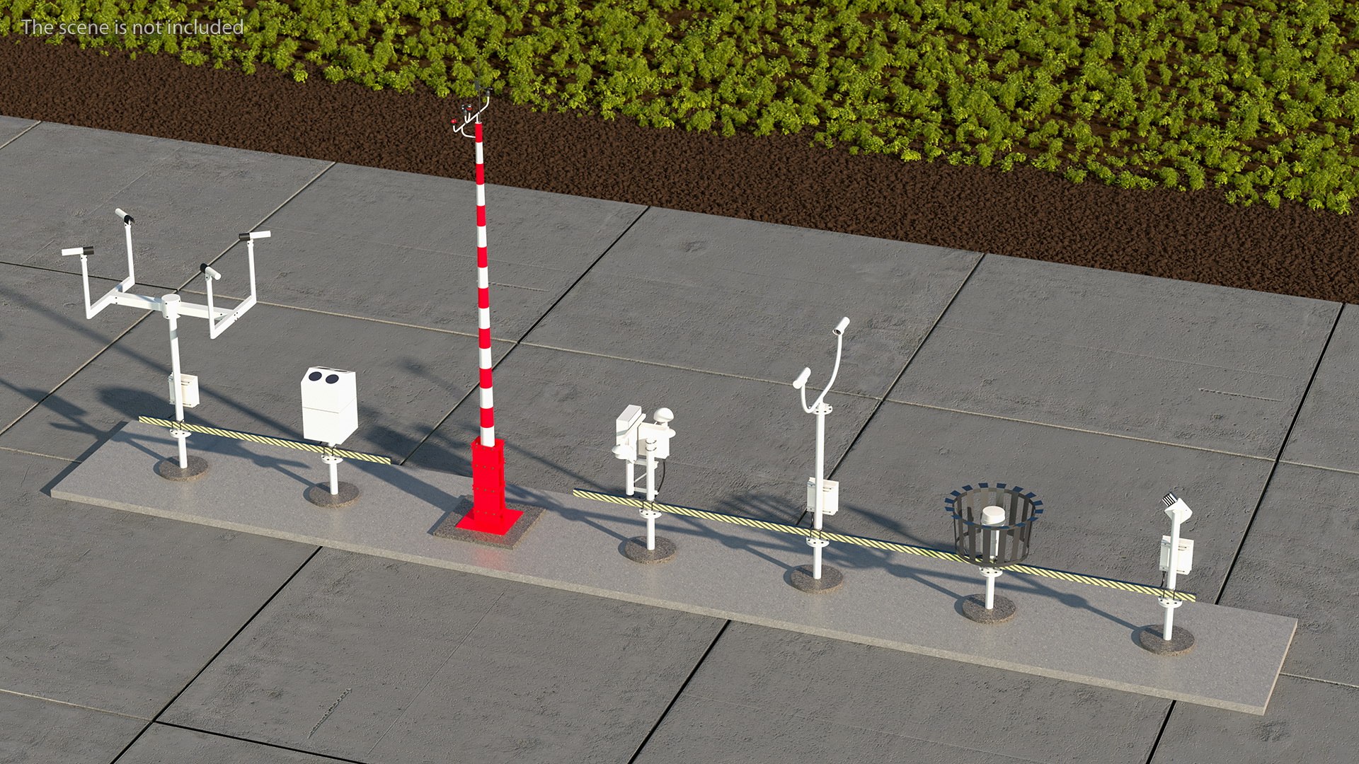 3D wind speed direction sensor - TurboSquid 1713290