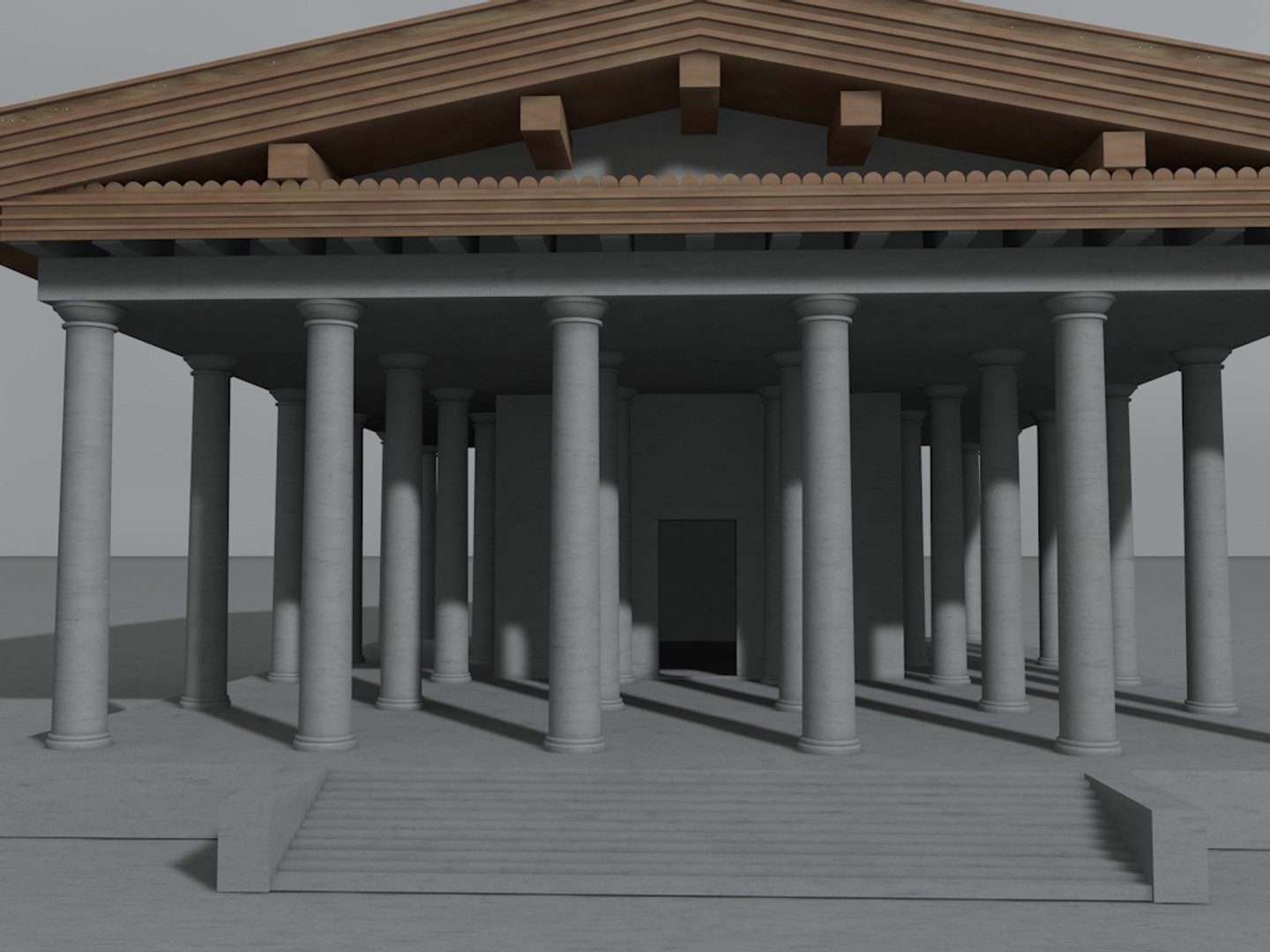 3D Model Roman Temple - TurboSquid 1204118