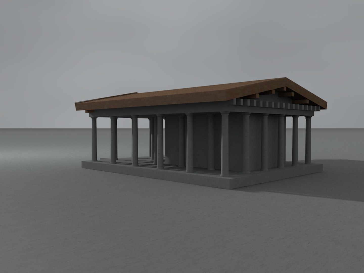 3D Model Roman Temple - TurboSquid 1204118