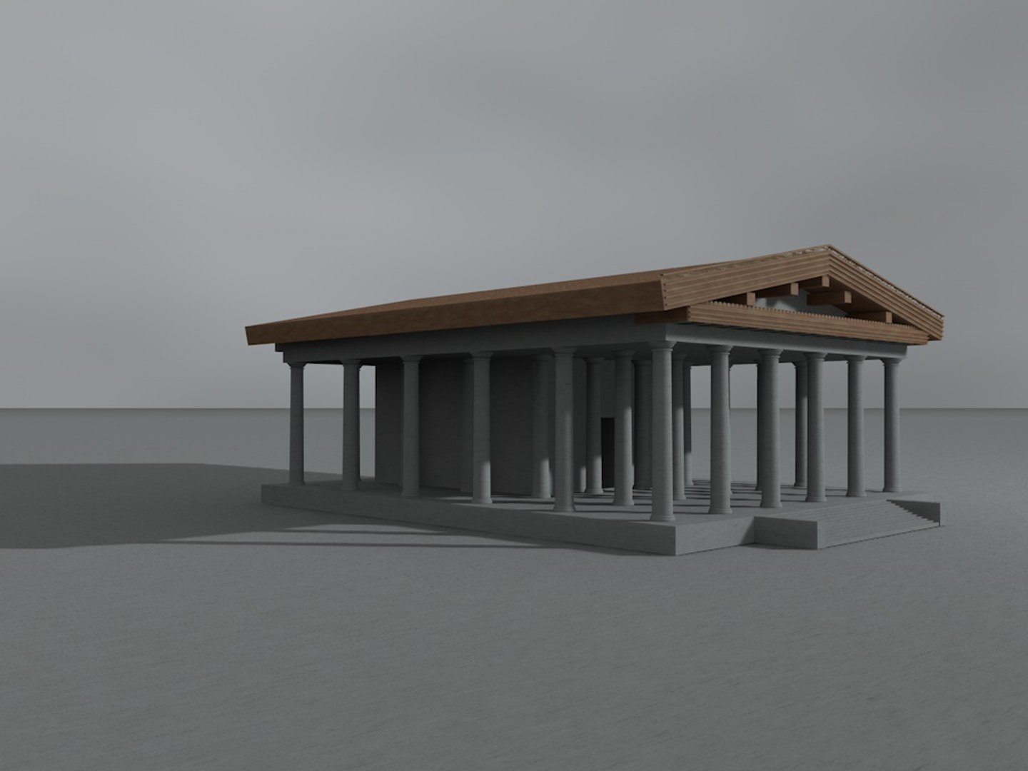 3D Model Roman Temple - TurboSquid 1204118