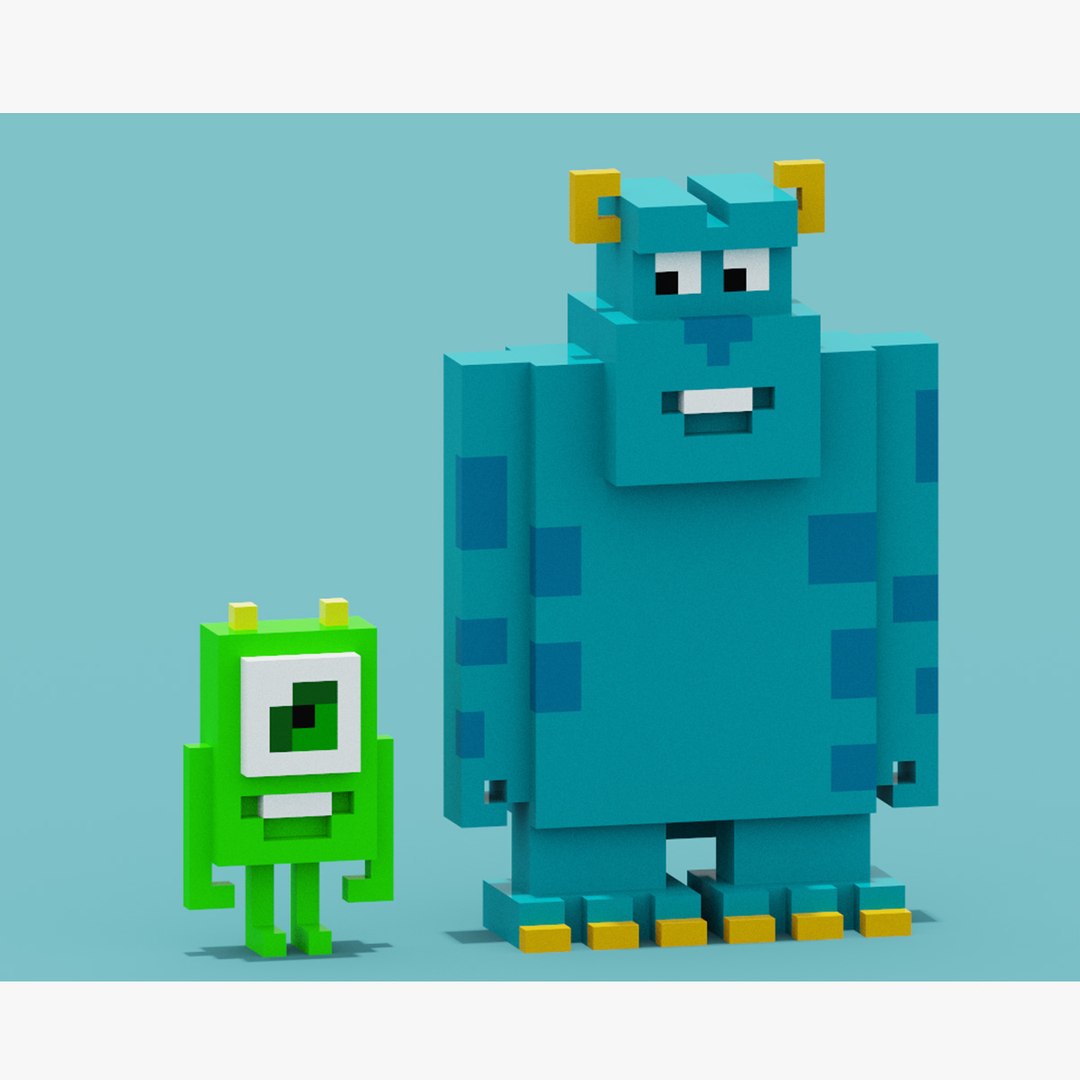 Disney Monsters Model - TurboSquid 1911422