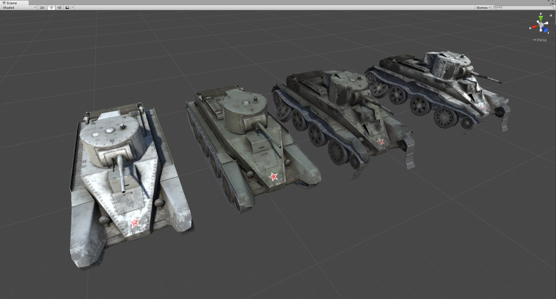 Bt-2 Pbr Ready Tank 3D Model - TurboSquid 1482420