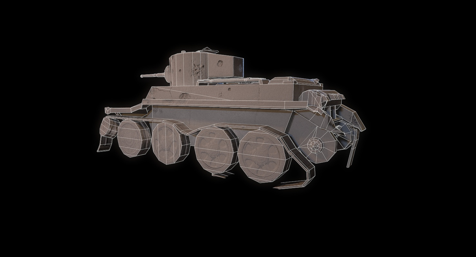 Bt-2 Pbr Ready Tank 3D Model - TurboSquid 1482420
