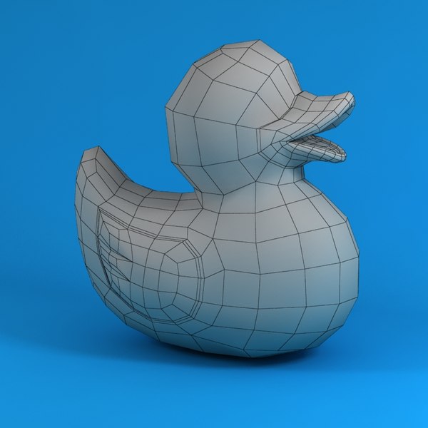 3d model of rubber duck