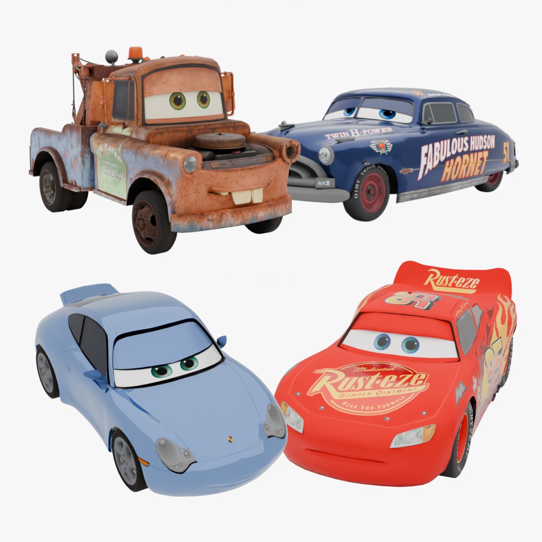 3D Cars Pixar Collection Model - TurboSquid 2459282