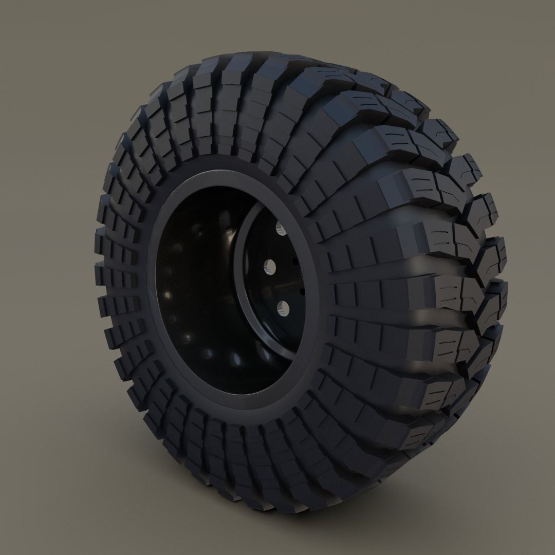 Tibus Wheel Maxxis Trepador 3D Model - TurboSquid 1299160