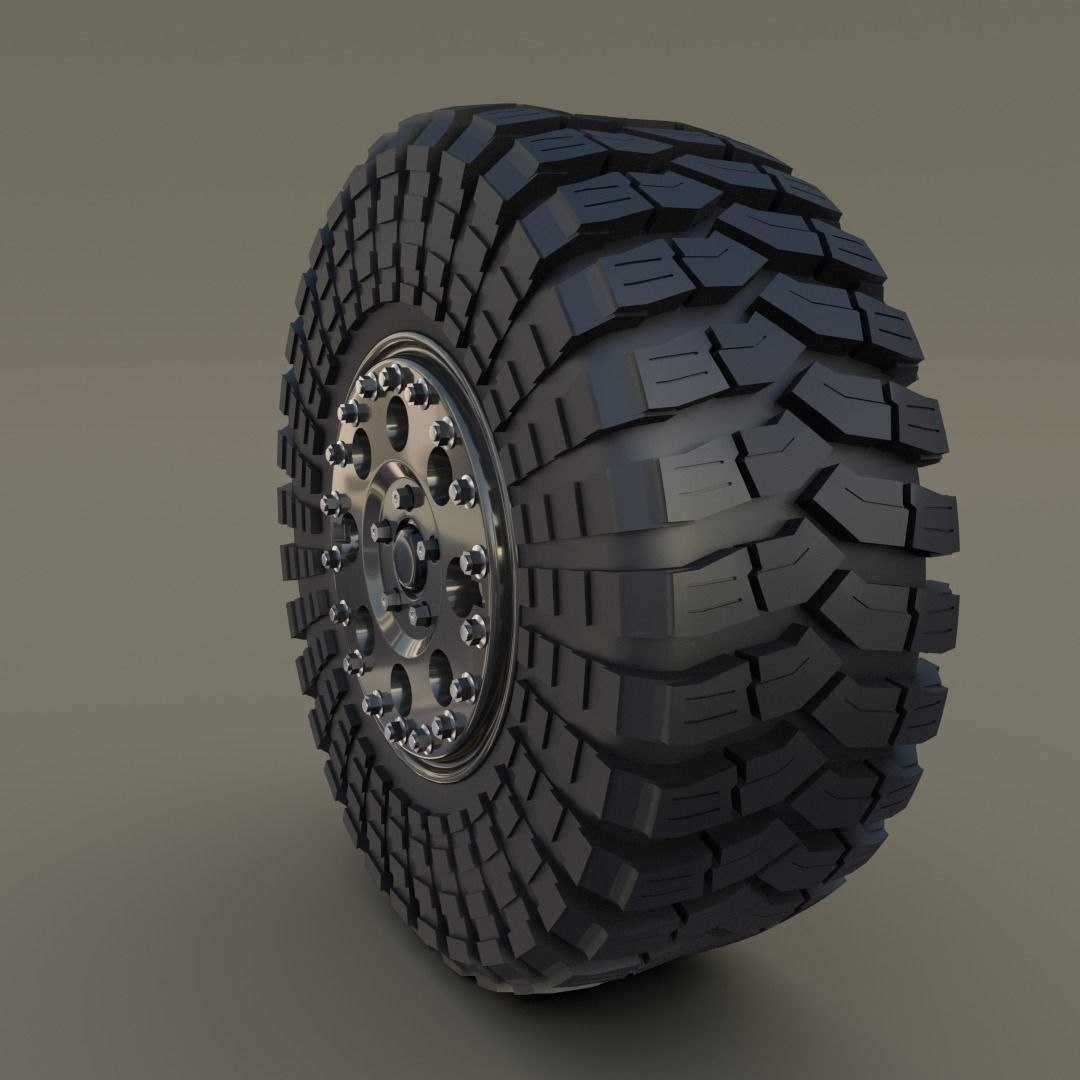 Tibus Wheel Maxxis Trepador 3D Model - TurboSquid 1299160