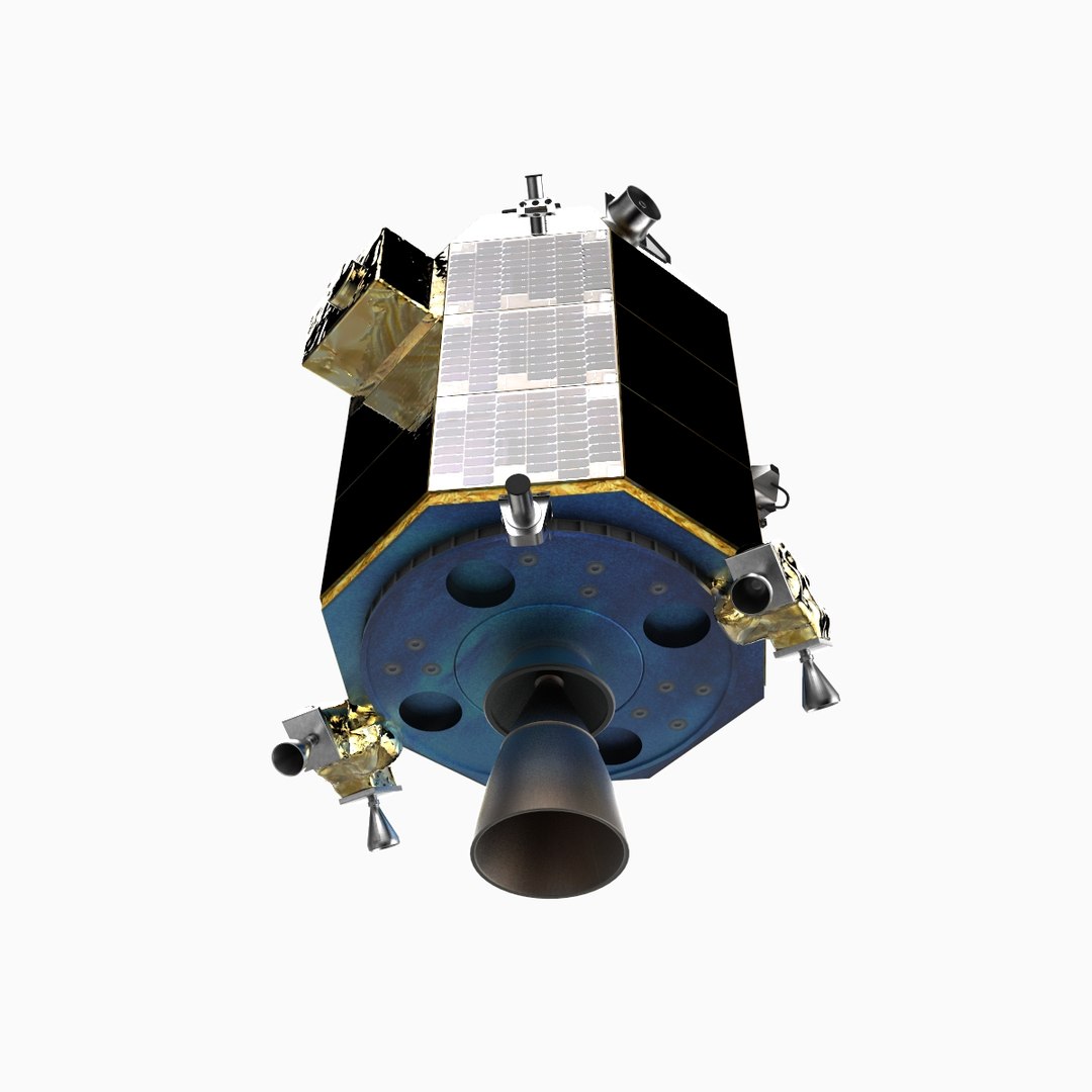 ladee spacecraft 3d model