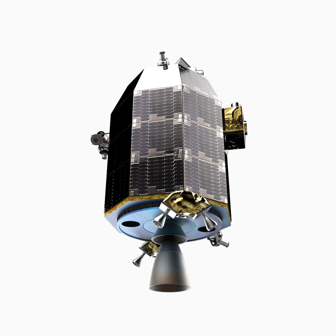 ladee spacecraft 3d model