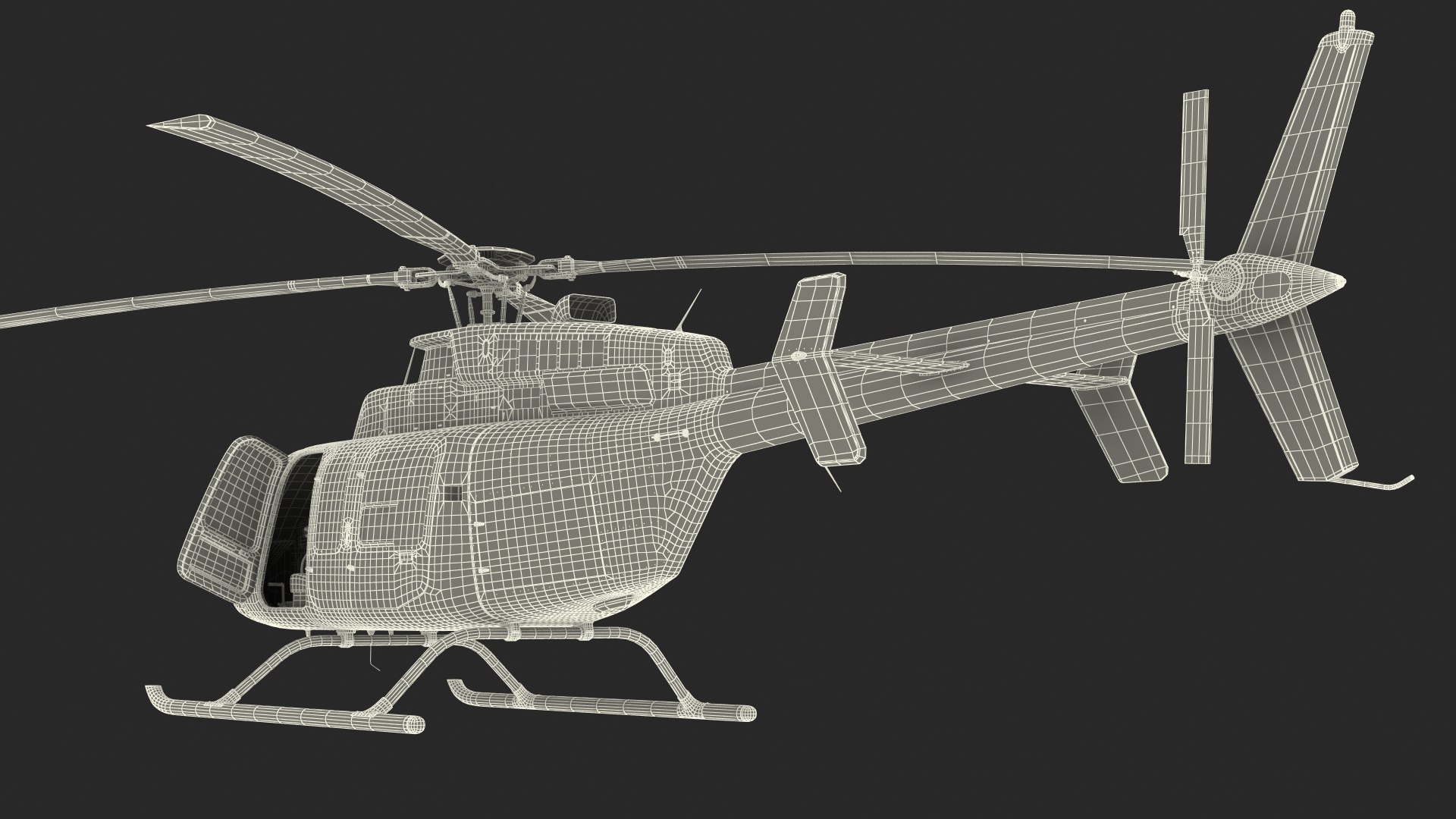 Bell 407 Gx Utility 3D - TurboSquid 1536500