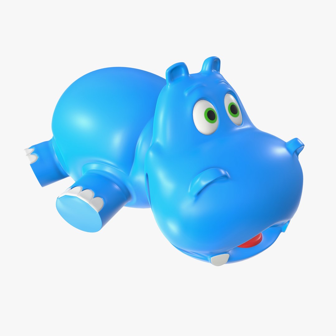 Toy hippo 3D model - TurboSquid 1454122