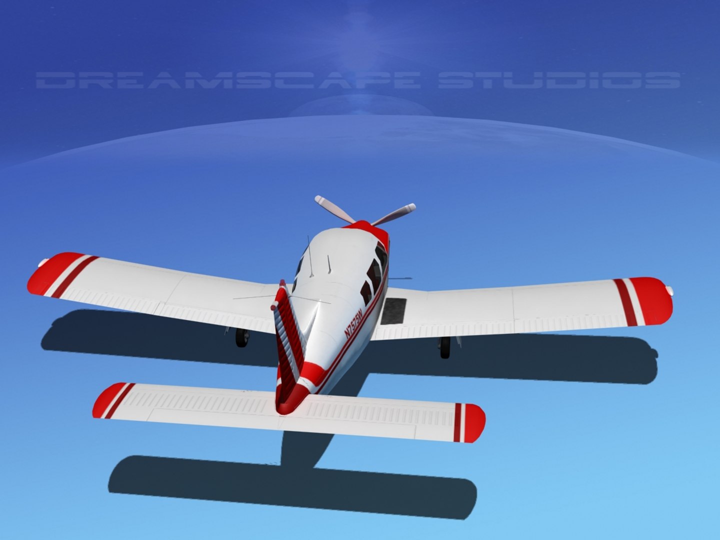 3d model propeller piper cherokee