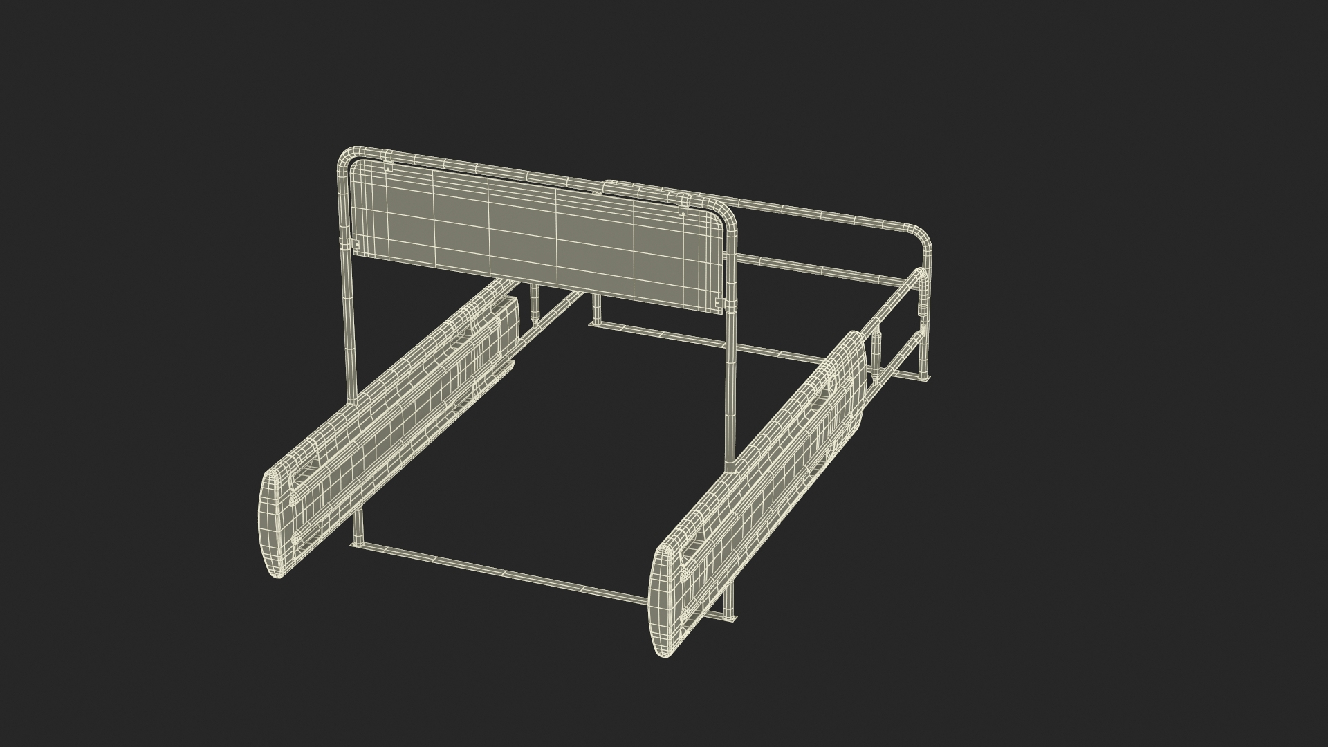 3D Bumper Cart Corral Yellow - TurboSquid 2028981